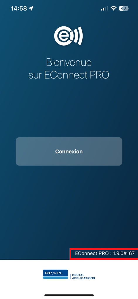 [EConnect PRO] Où trouver la version de l'application mobile ? – Centre d'assistance EConnect Pro